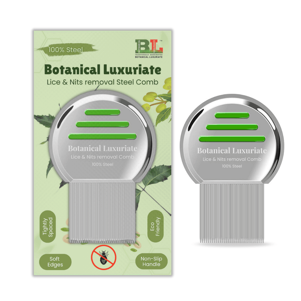 Botanical Luxuriate Lice and Nit Removal Comb - Effective & Easy Use