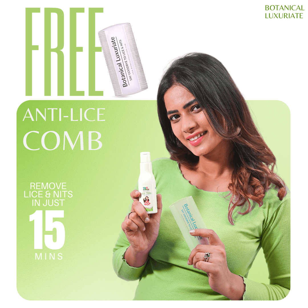 Botanical Luxuriate Tea Tree Shampoo for Lice And Nits