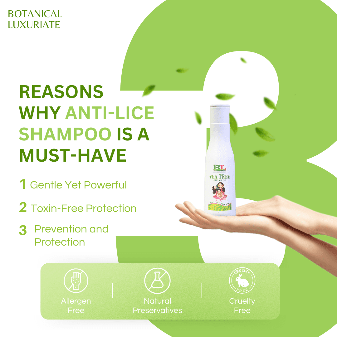 Botanical Luxuriate Tea Tree Shampoo for Lice And Nits