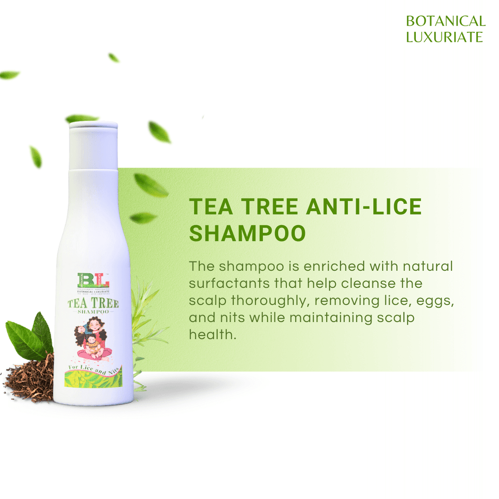 Botanical Luxuriate Tea Tree Shampoo for Lice And Nits